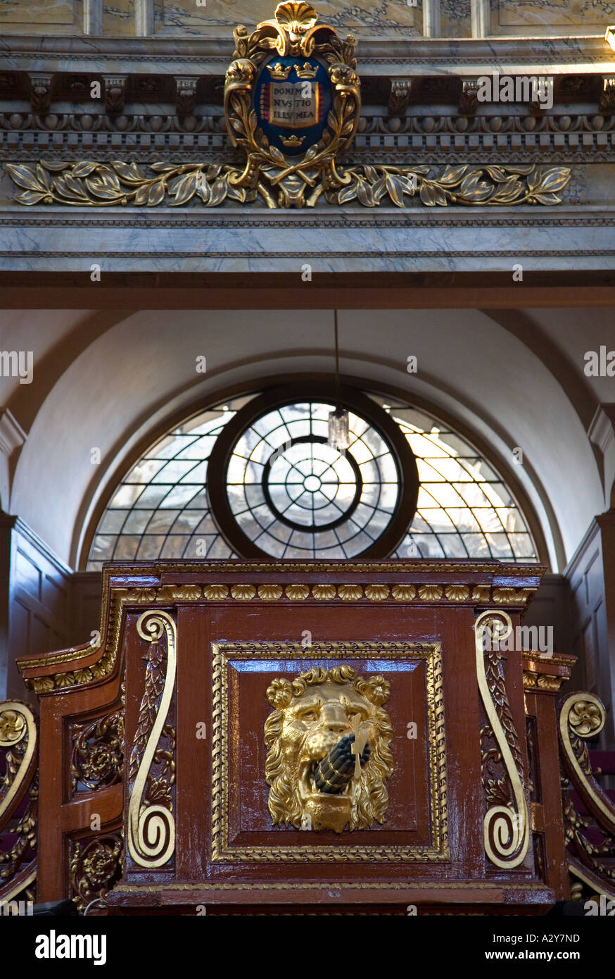 Interior of Sheldonian Theatre Oxford Stock Photo - Alamy