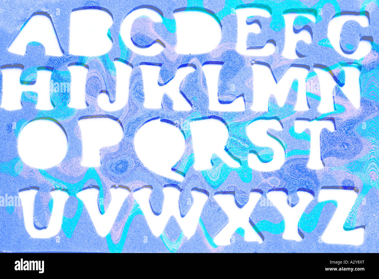 Alphabet letters funny crazy hi-res stock photography and images - Alamy