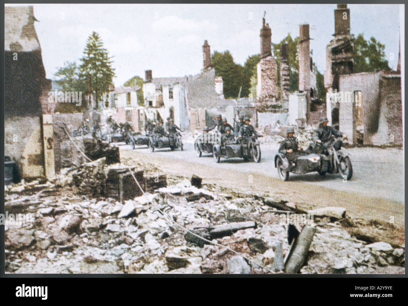 German troops enter polish hi-res stock photography and images - Alamy