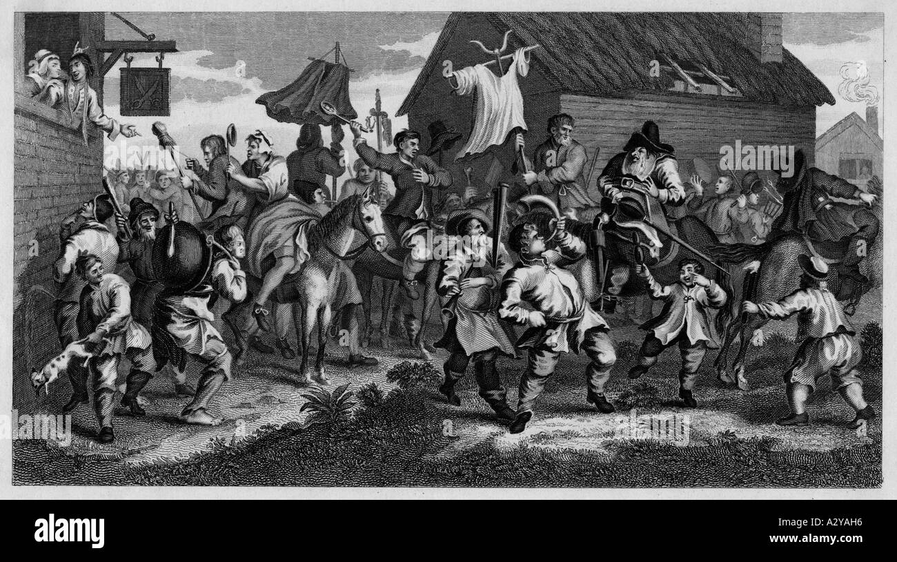 The skimmington procession hi-res stock photography and images - Alamy