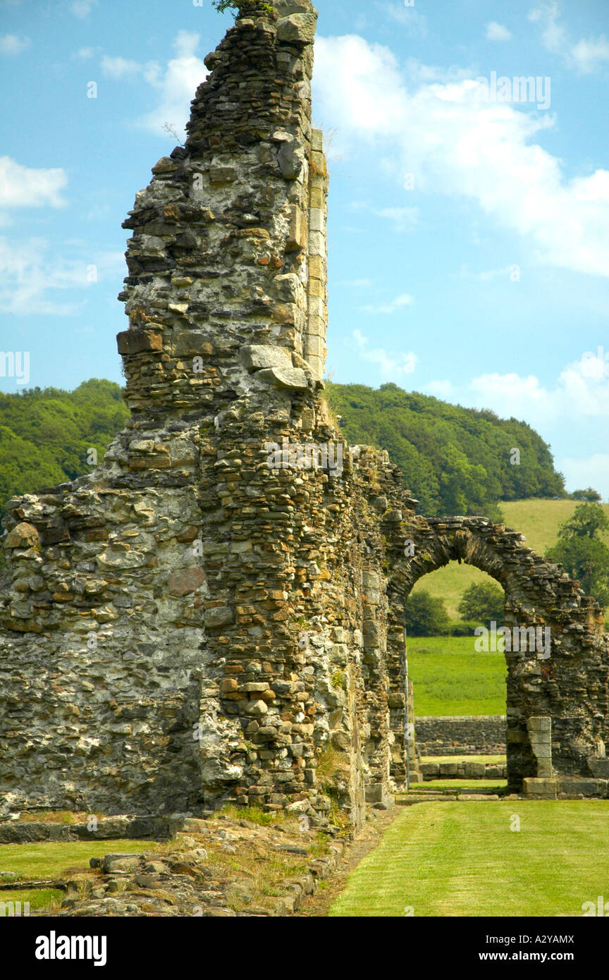 The ruins of 12th century Sawley Abbey, Lancashire UK Stock Photo - Alamy