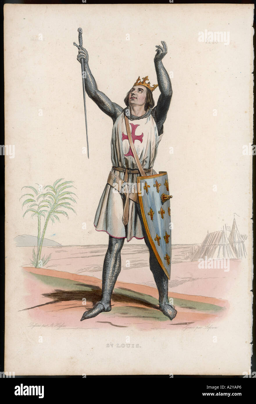 Louis ix crusade hi-res stock photography and images - Alamy