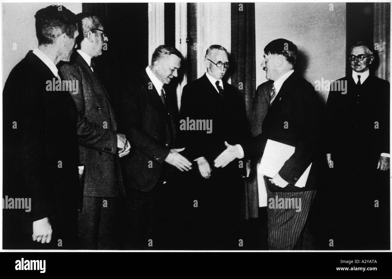 Hitler with leaders hi-res stock photography and images - Alamy