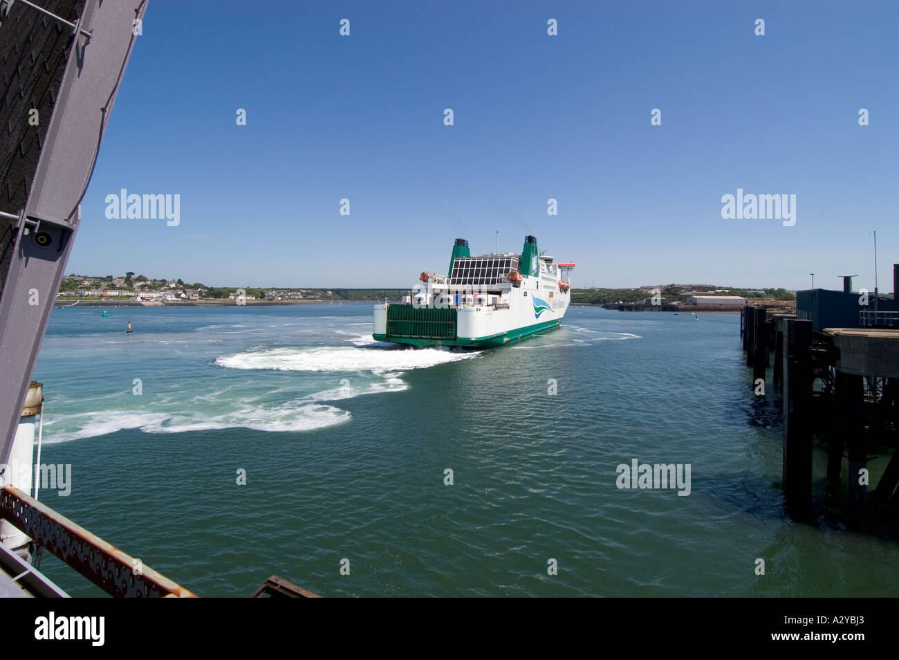 Irish Ferries Vessel Isle of Inishmore Pembroke Dock Ferry Terminal ...