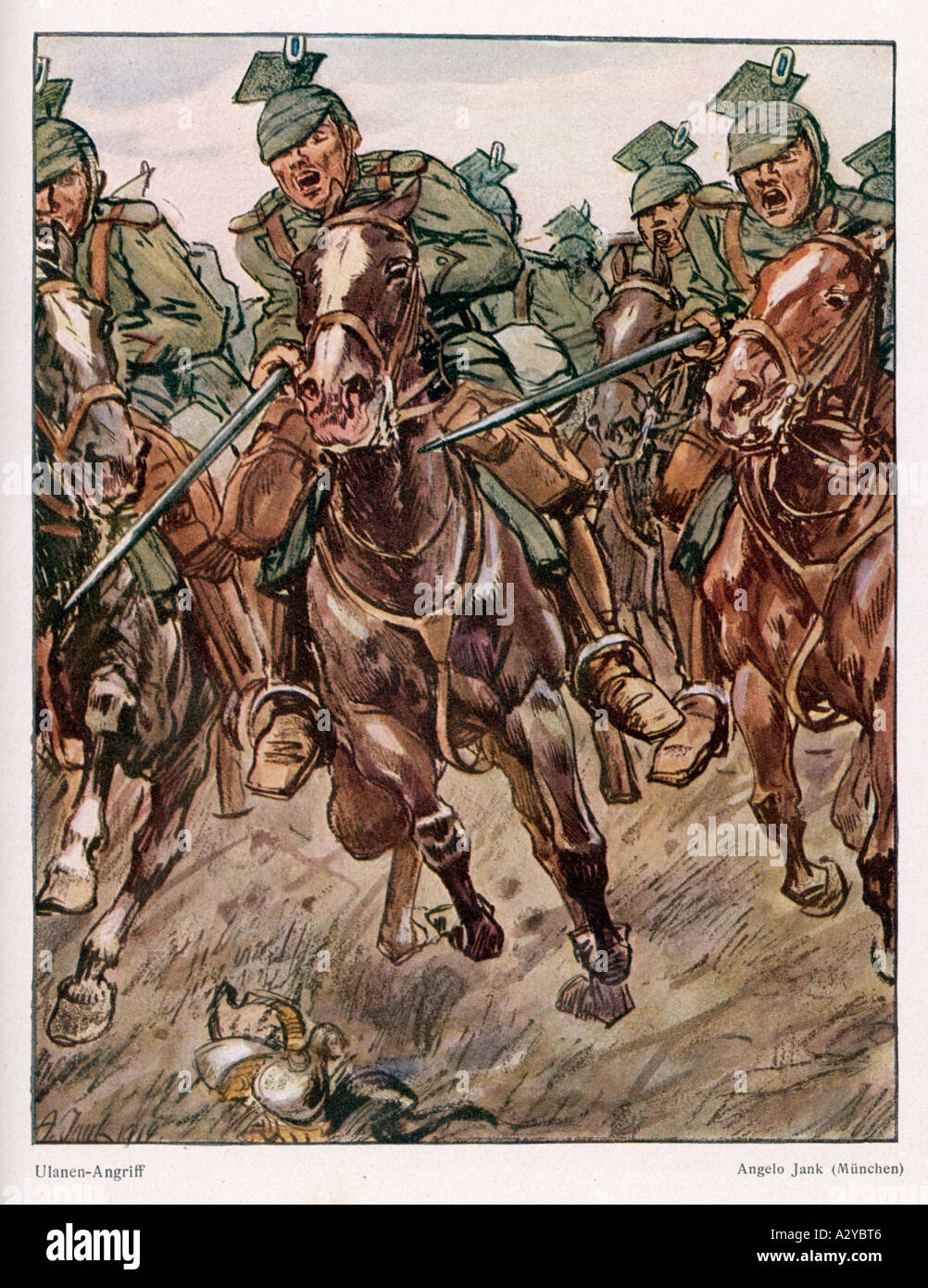 Cavalry charge world war one hi-res stock photography and images - Alamy