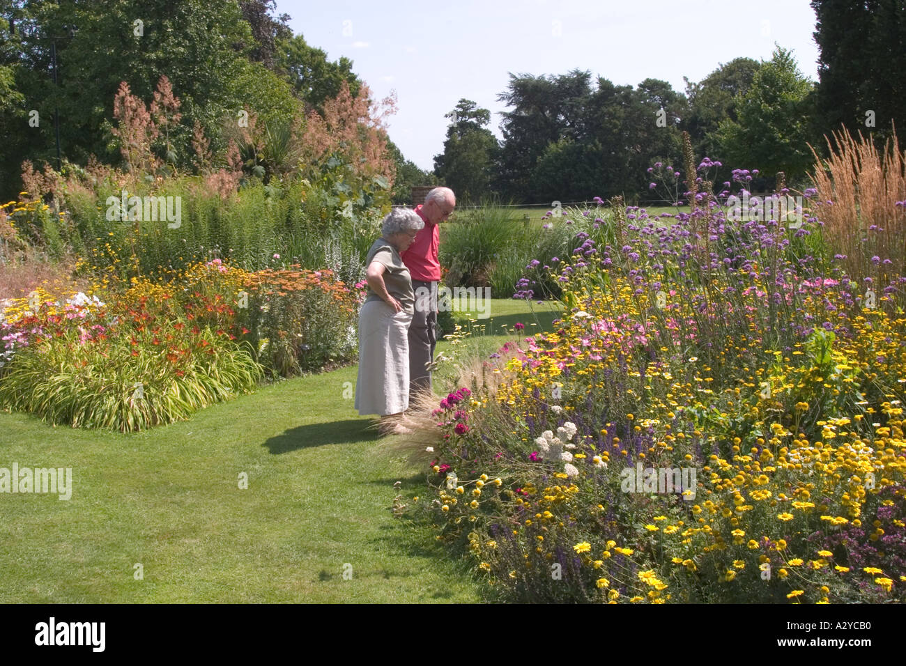Garden at Capel Manor College Enfield Middlesex uk Stock Photo - Alamy