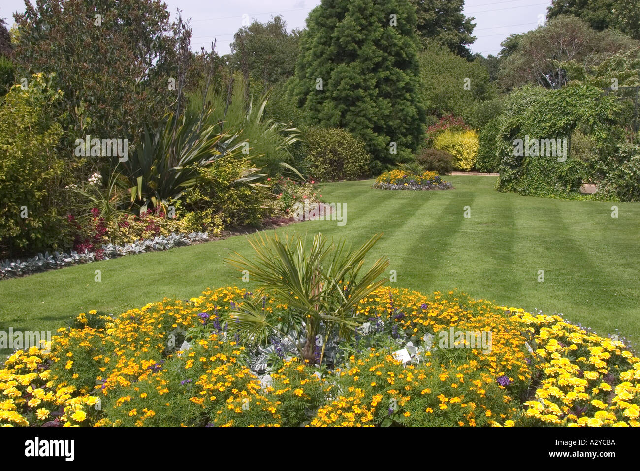 Garden at Capel Manor College Enfield Middlesex uk Stock Photo - Alamy