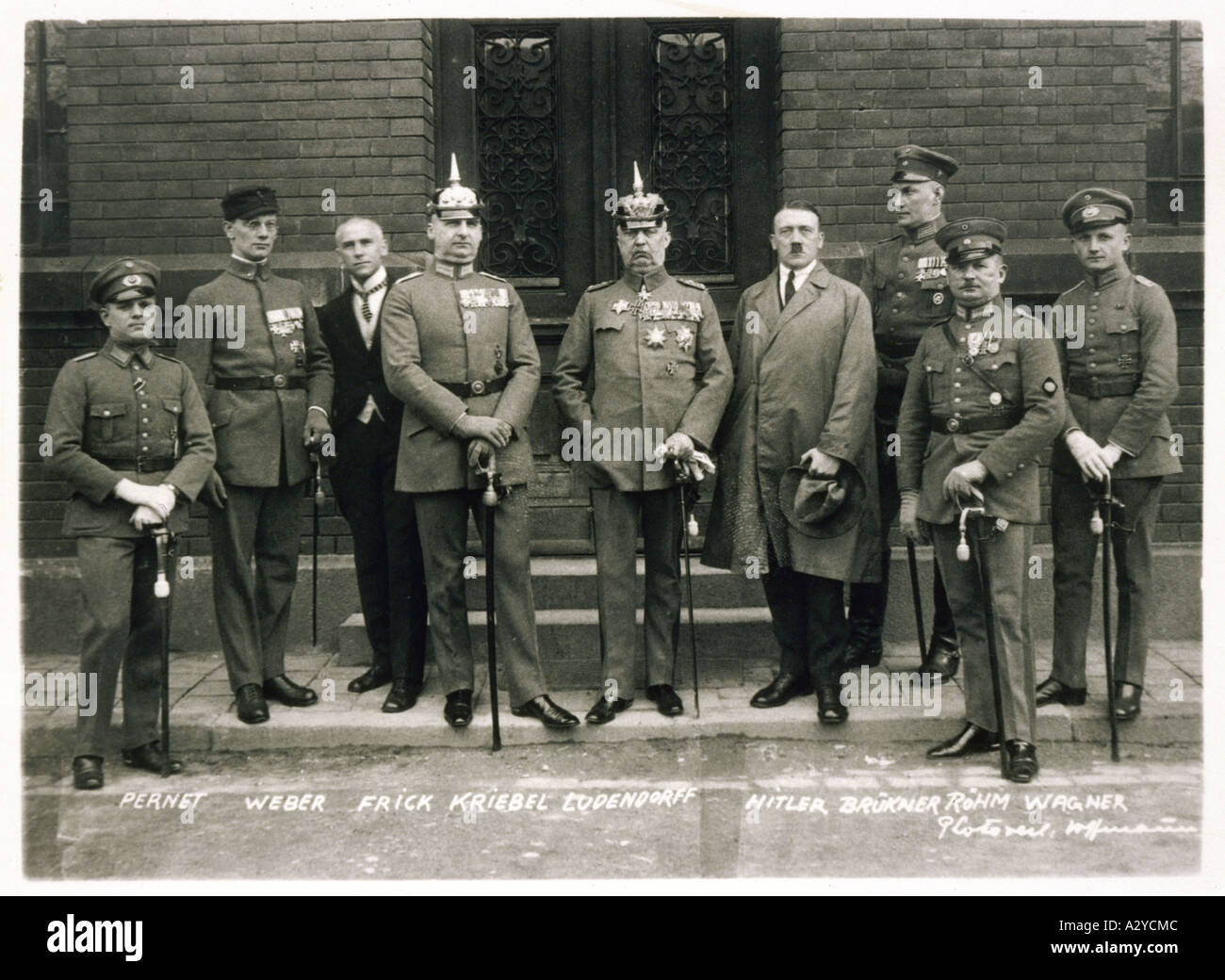 Hitler Putsch Accused Stock Photo - Alamy