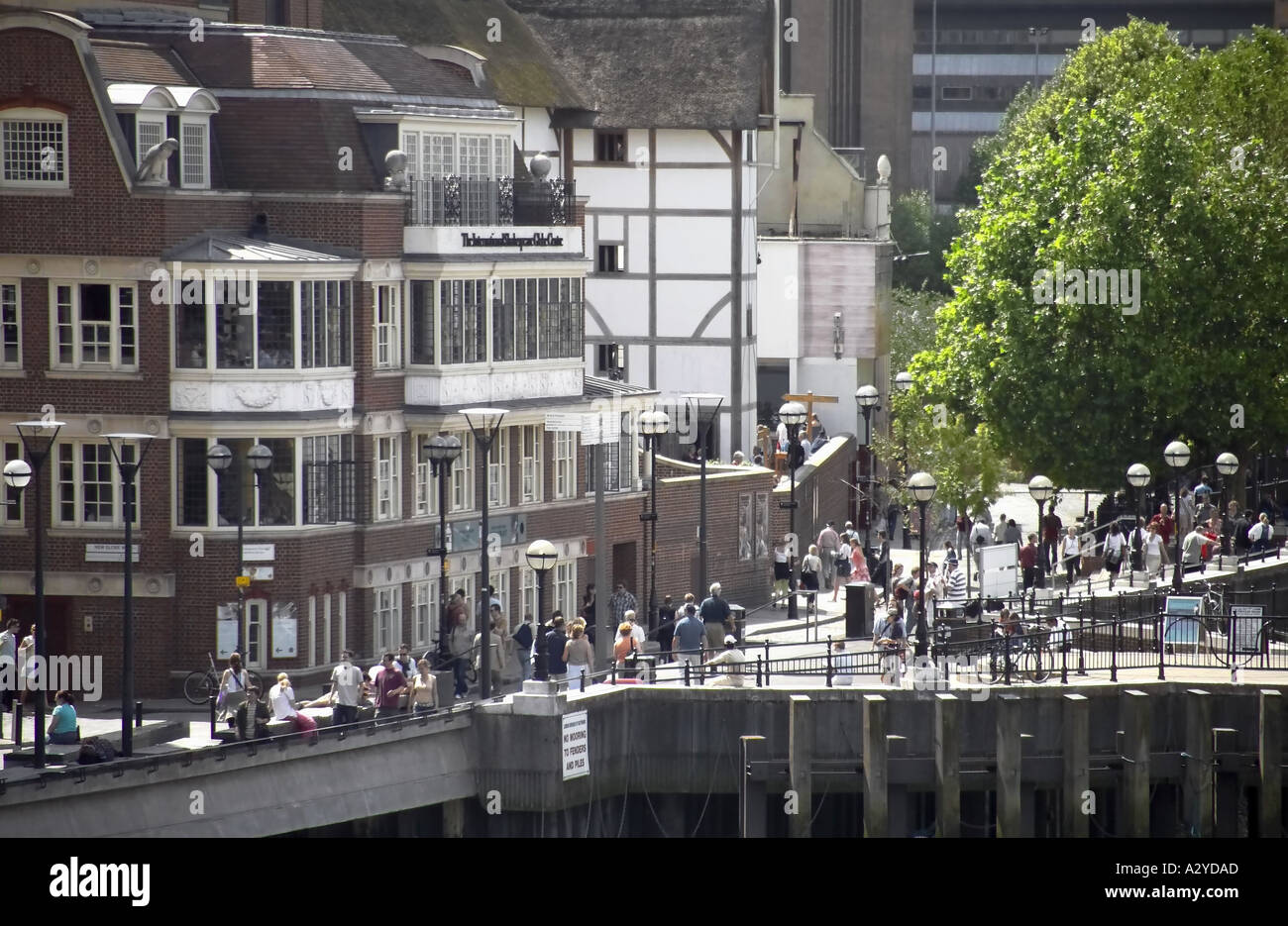 london river thames bankside Stock Photo - Alamy