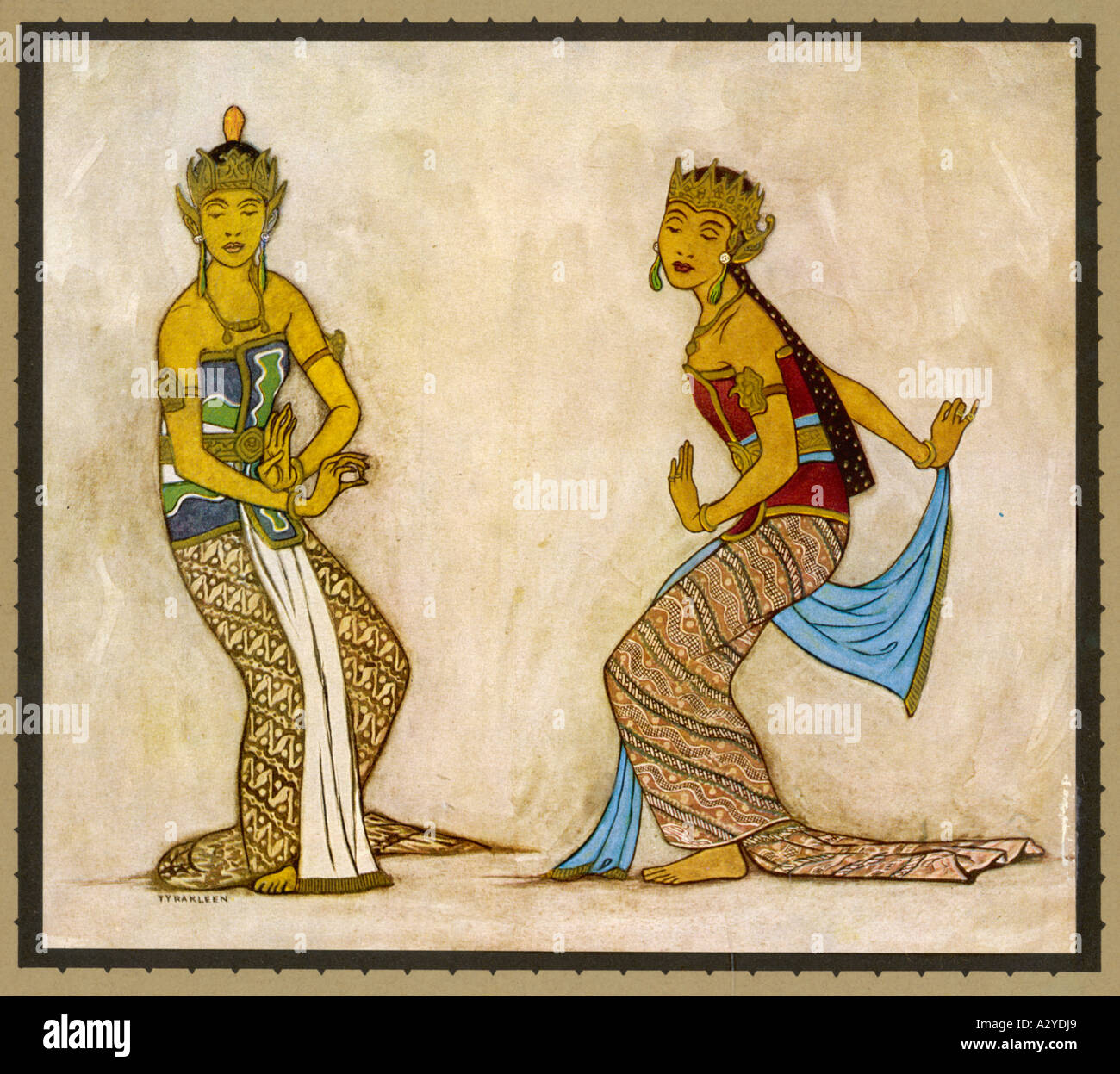 Two javanese dancers hi-res stock photography and images - Alamy