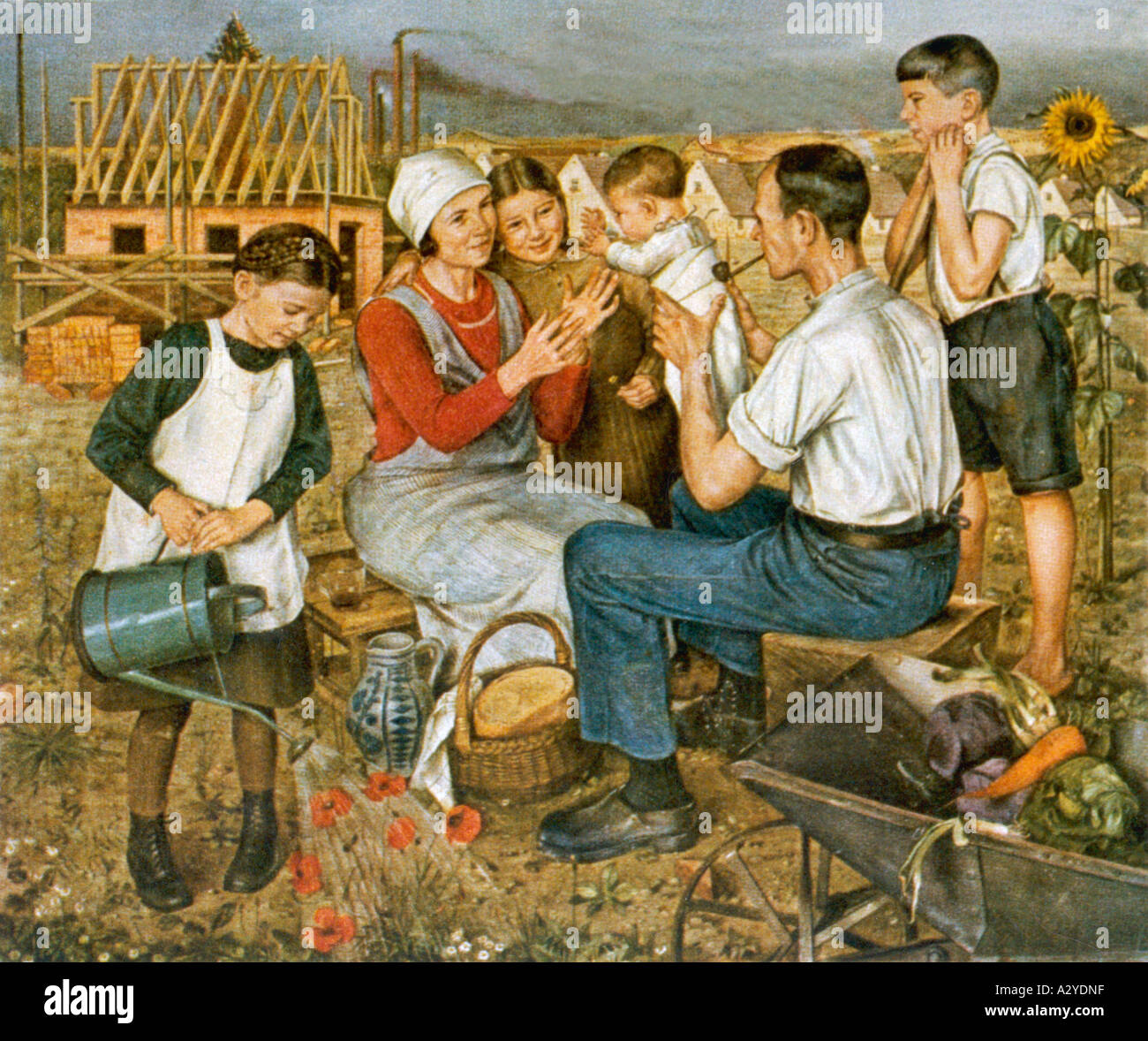 German historical painting hi-res stock photography and images - Alamy