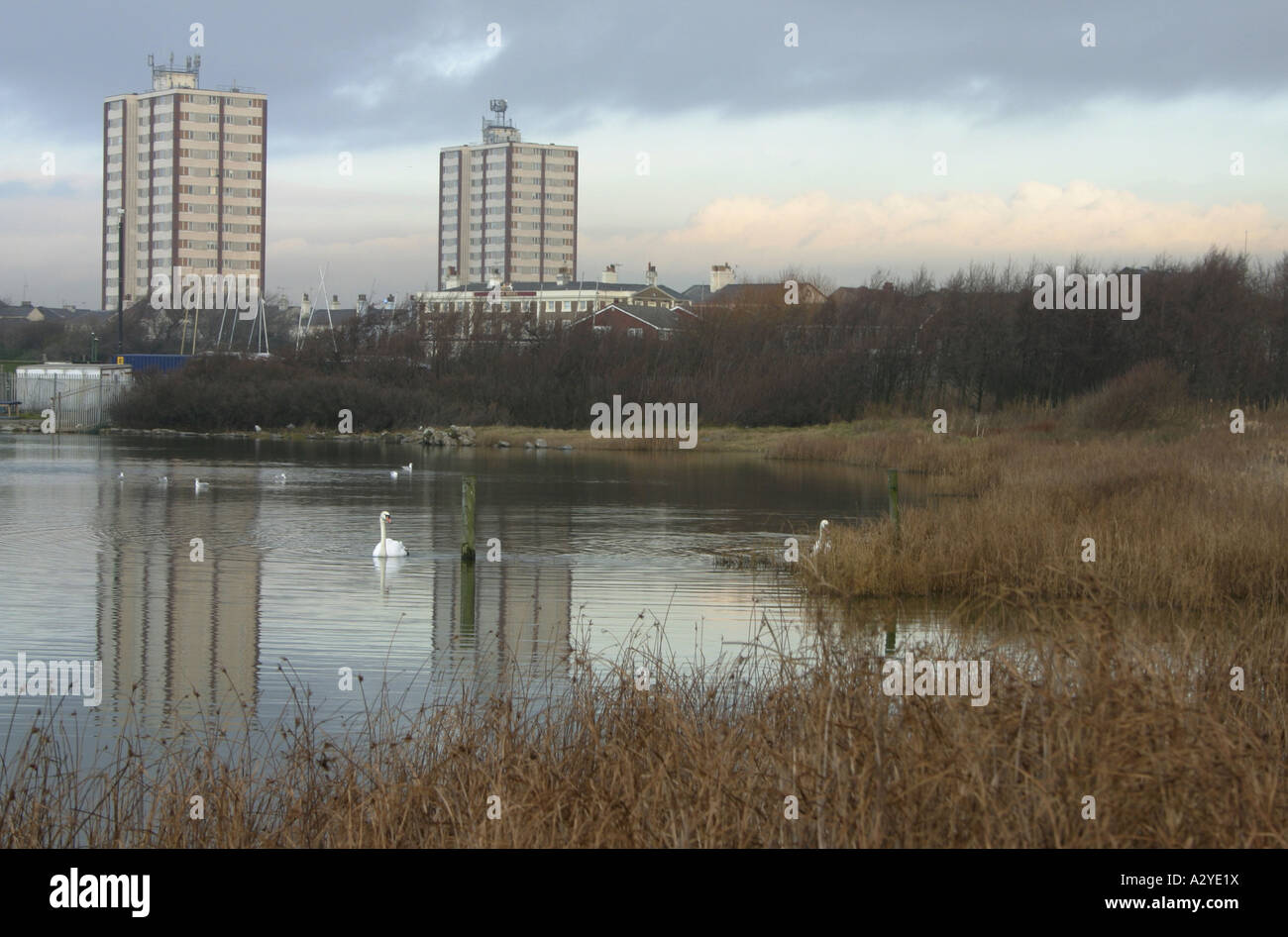 Crosby Marina Lancashire Stock Photo - Alamy