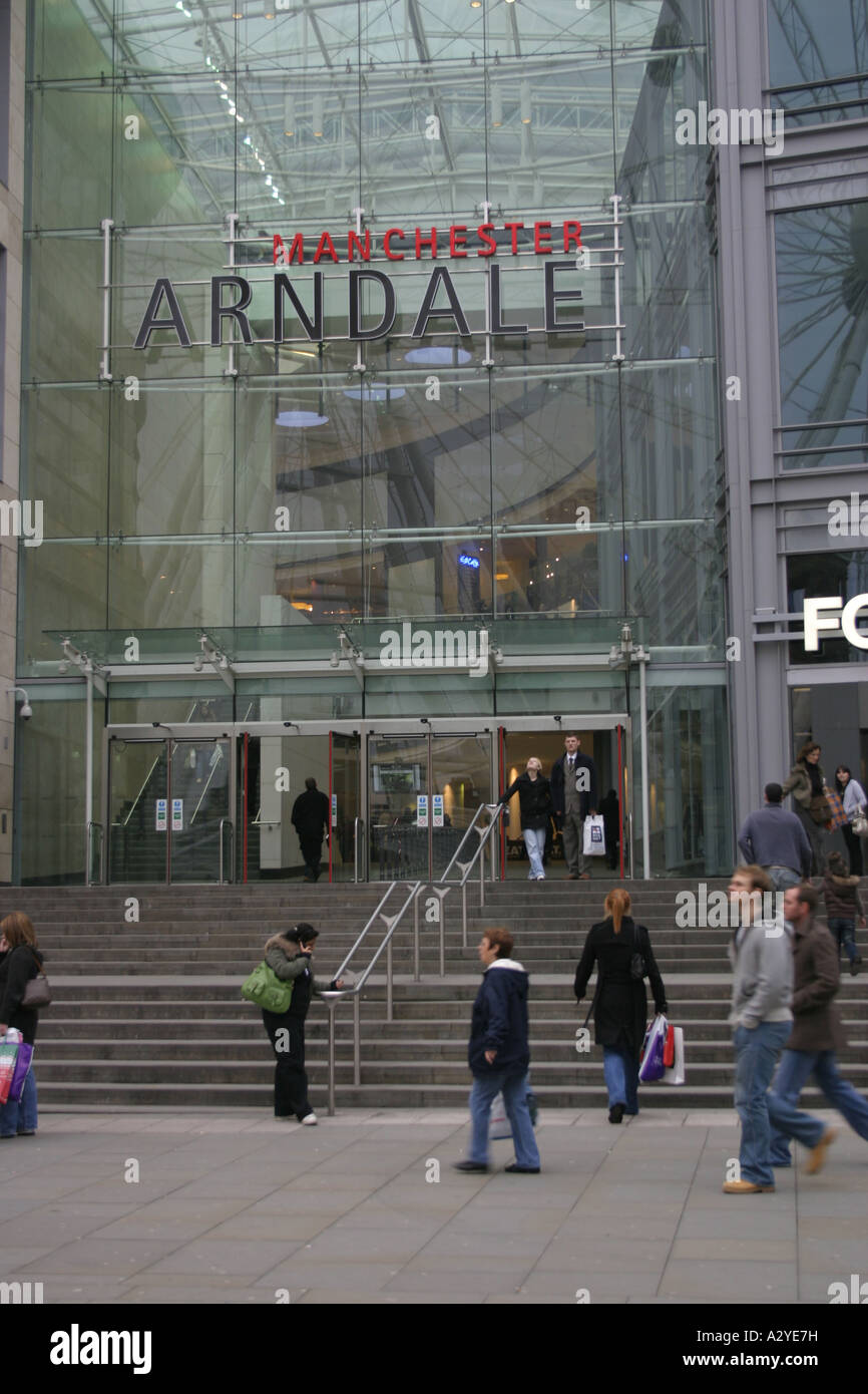 Manchester Arndale Centre and Market Street Stock Photo - Alamy