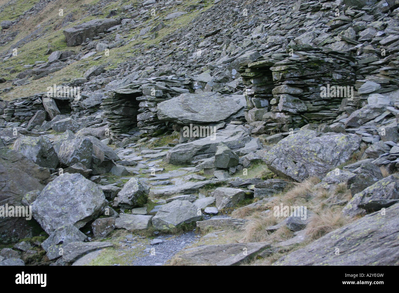 The Small Water Shelters, Mardale Ill Bell, Lake District Stock Photo ...