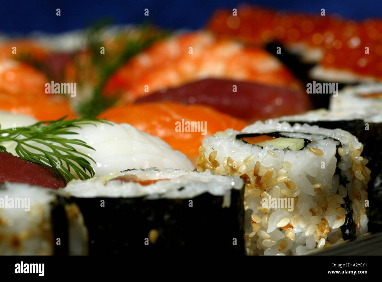 Dish of suchi Stock Photo - Alamy