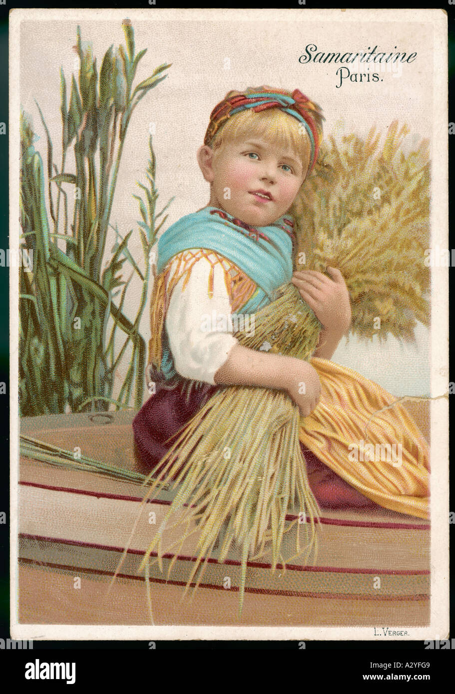 A Corny Girl Stock Photo - Alamy