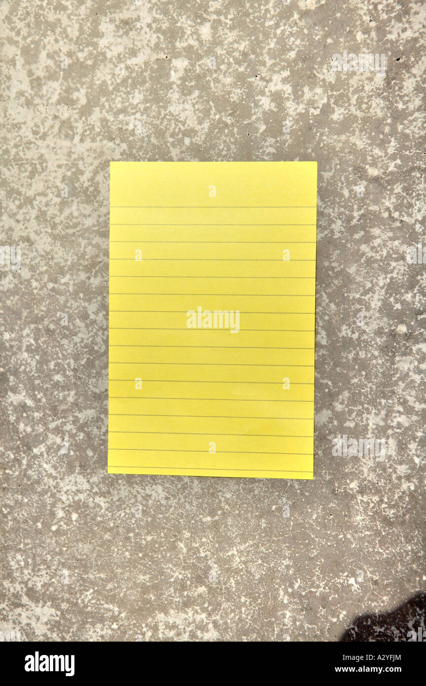 post it blank sign Stock Photo - Alamy