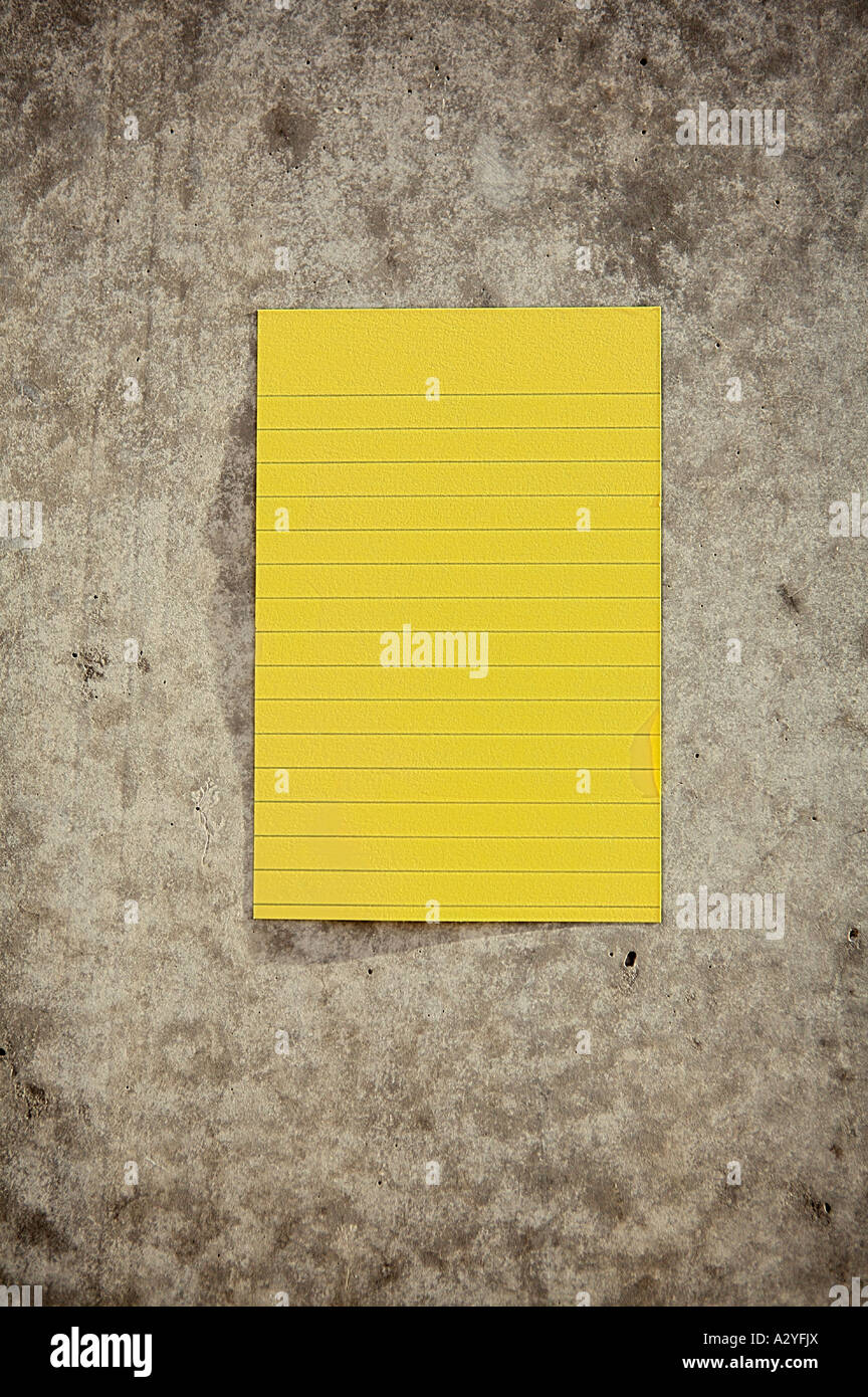 post it blank sign Stock Photo - Alamy