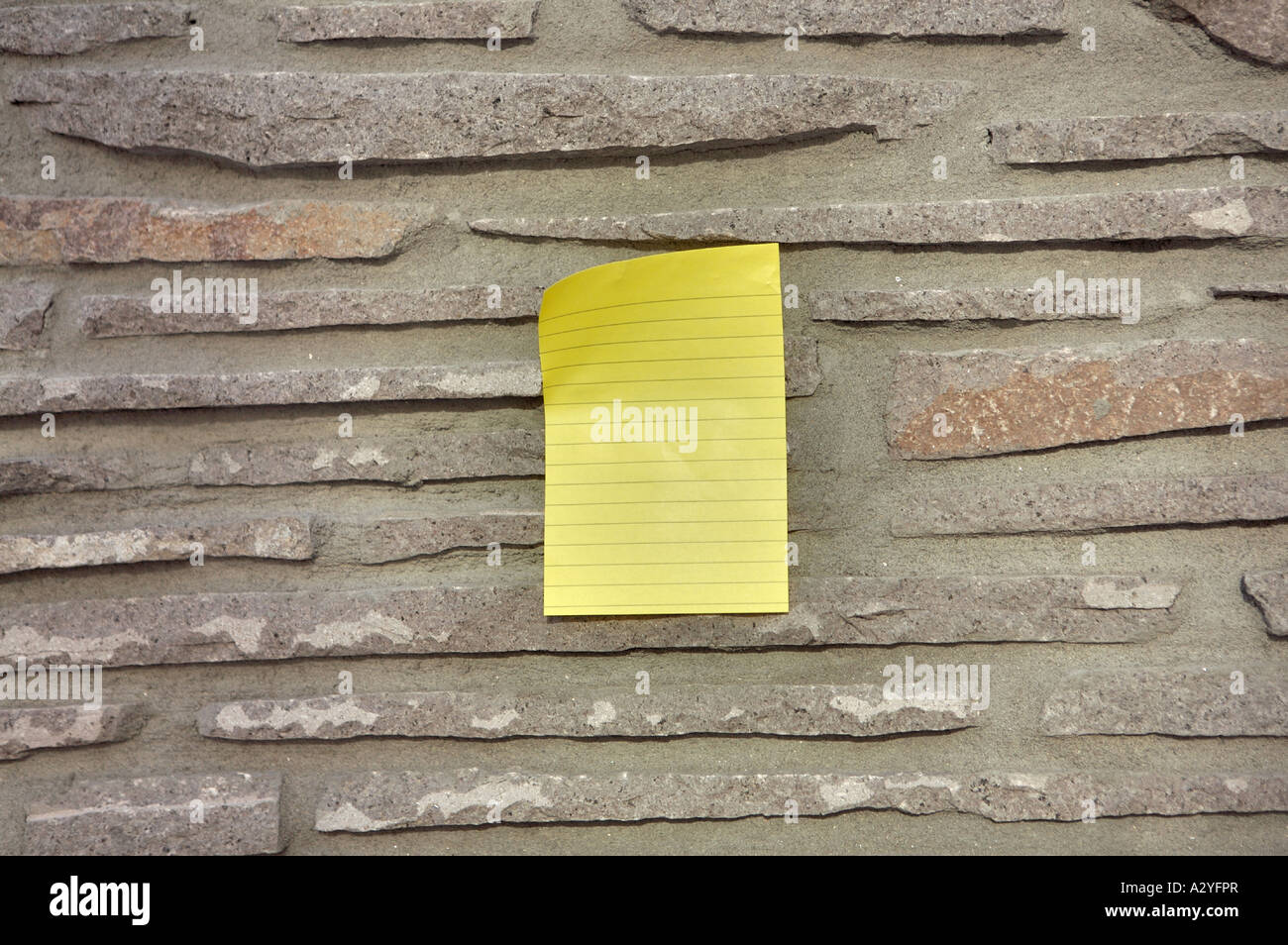 post it blank sign Stock Photo - Alamy