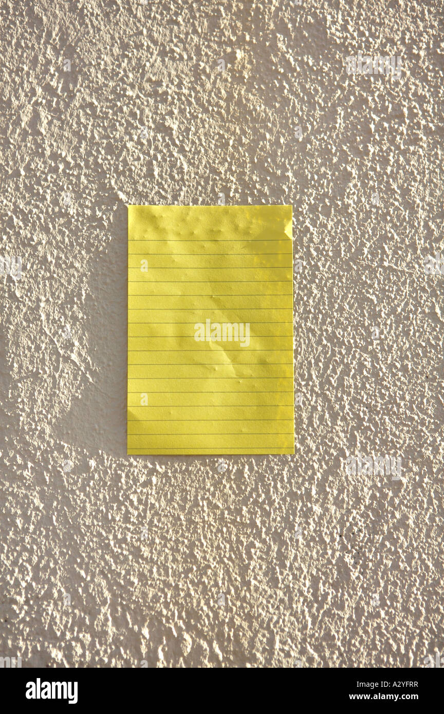 post it blank sign Stock Photo - Alamy