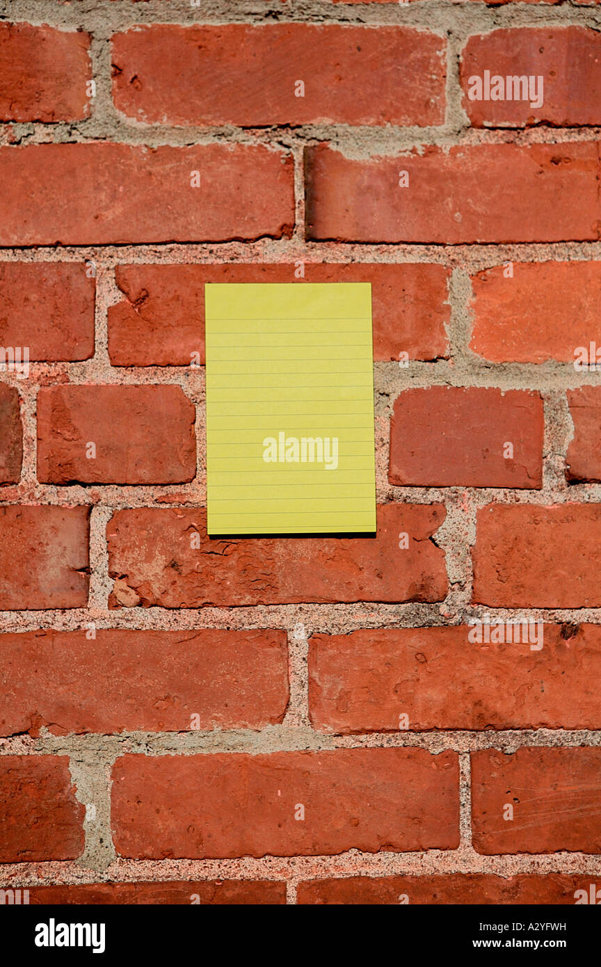 post it blank sign Stock Photo - Alamy