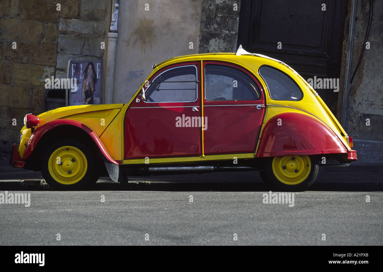 2CV Citroen Car Lyon France Stock Photo - Alamy