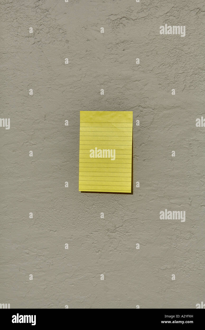 post it blank sign Stock Photo - Alamy