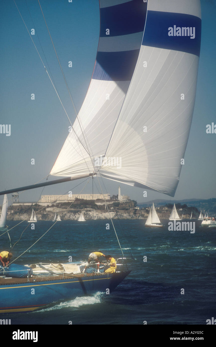 Sailing on San Francisco Bay California USA Stock Photo - Alamy