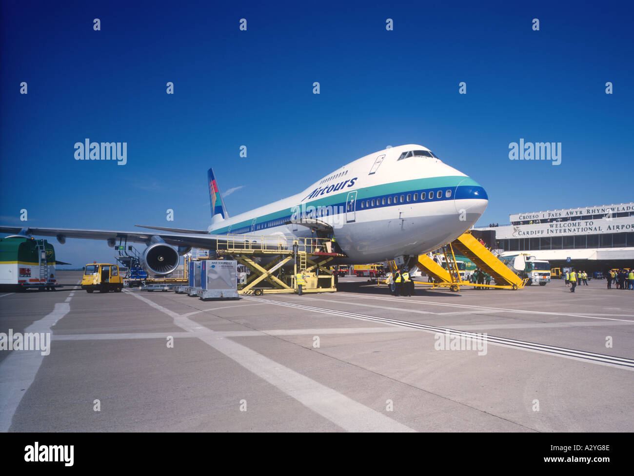 Cardiff International Airport South Wales High Resolution Stock ...