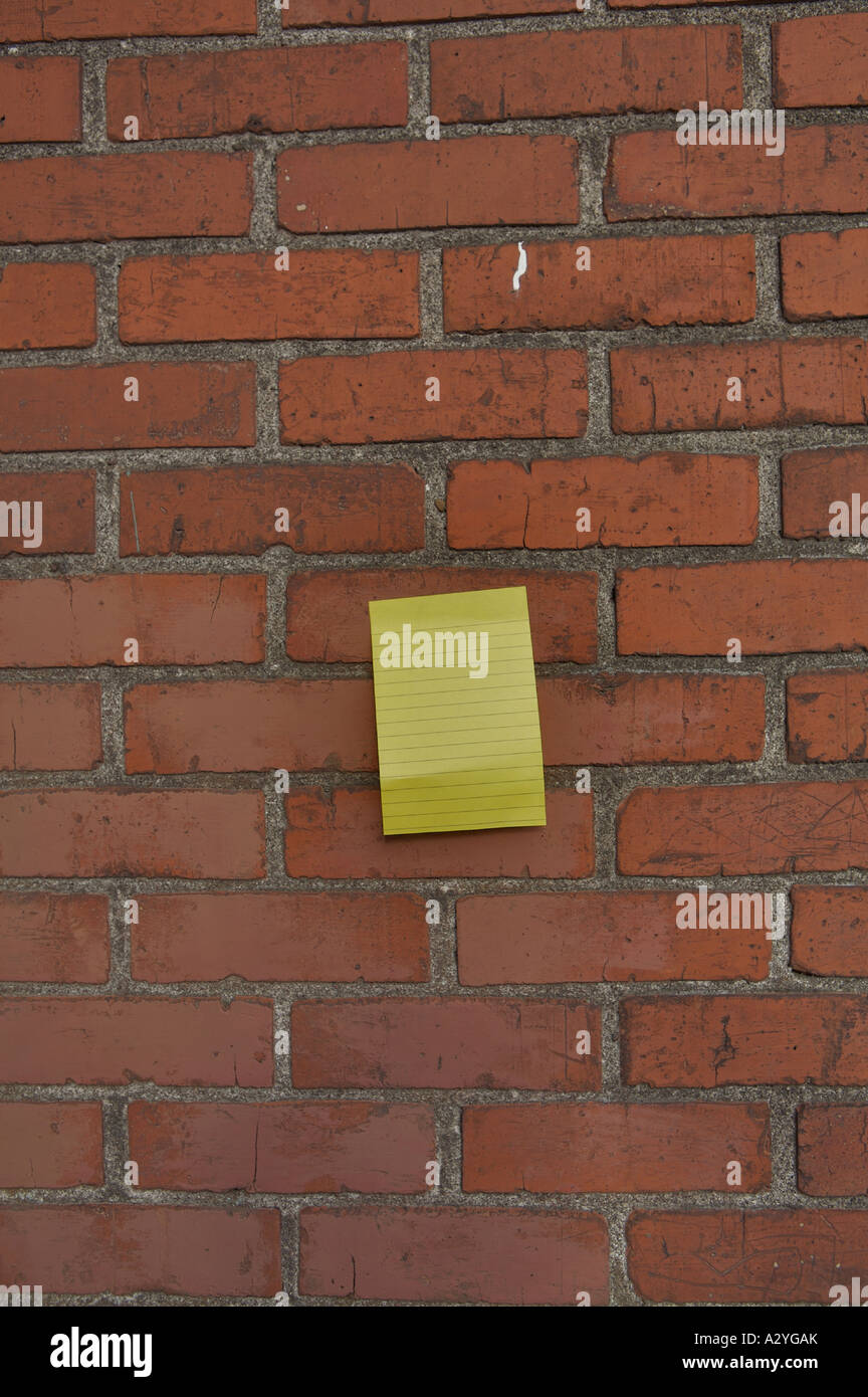 post it blank sign Stock Photo - Alamy