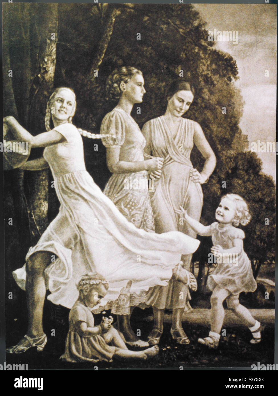 Art Regional German Art Stock Photo - Alamy