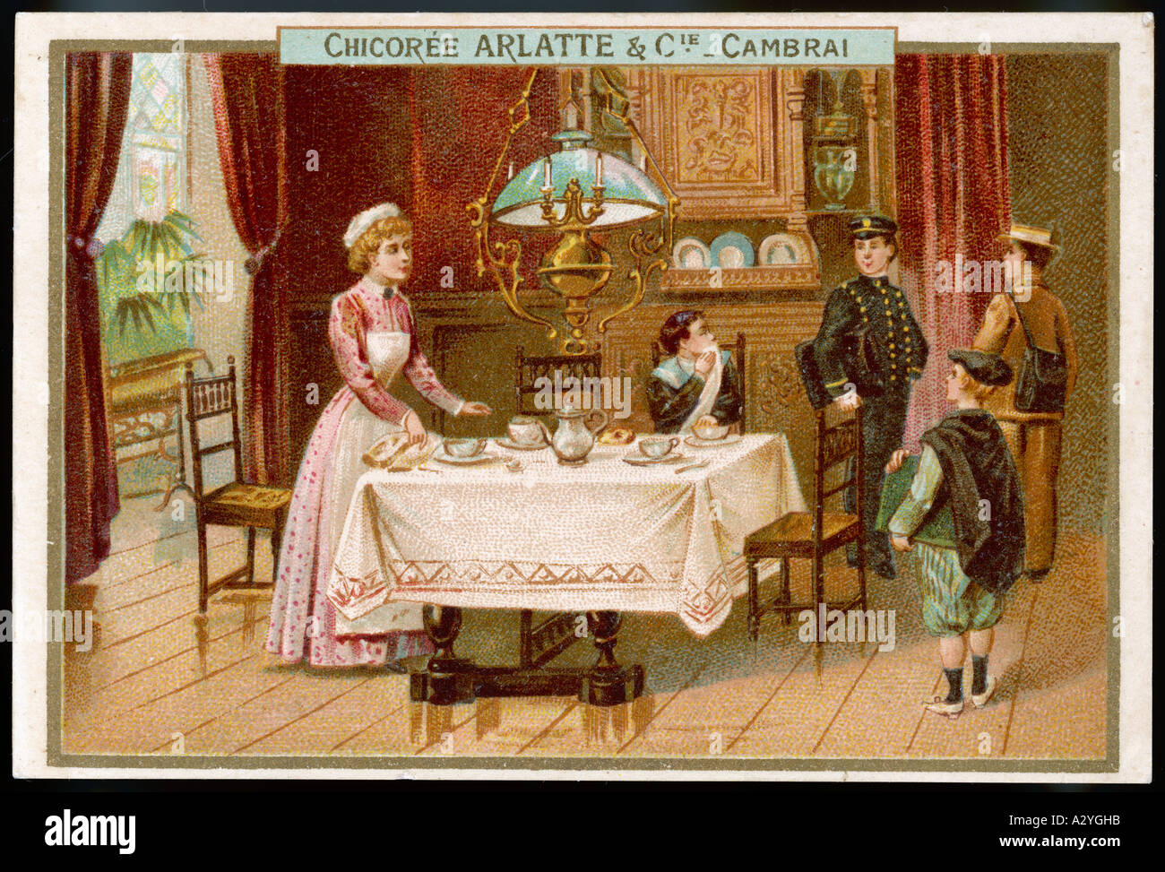 1900 breakfast hi-res stock photography and images - Alamy