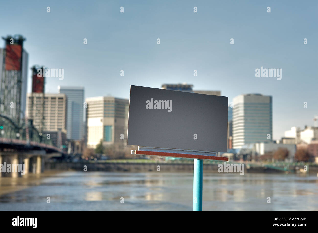 billboard blank sign Stock Photo - Alamy