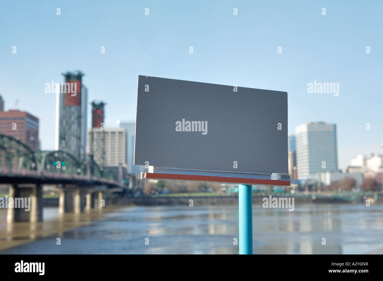 billboard blank sign Stock Photo - Alamy