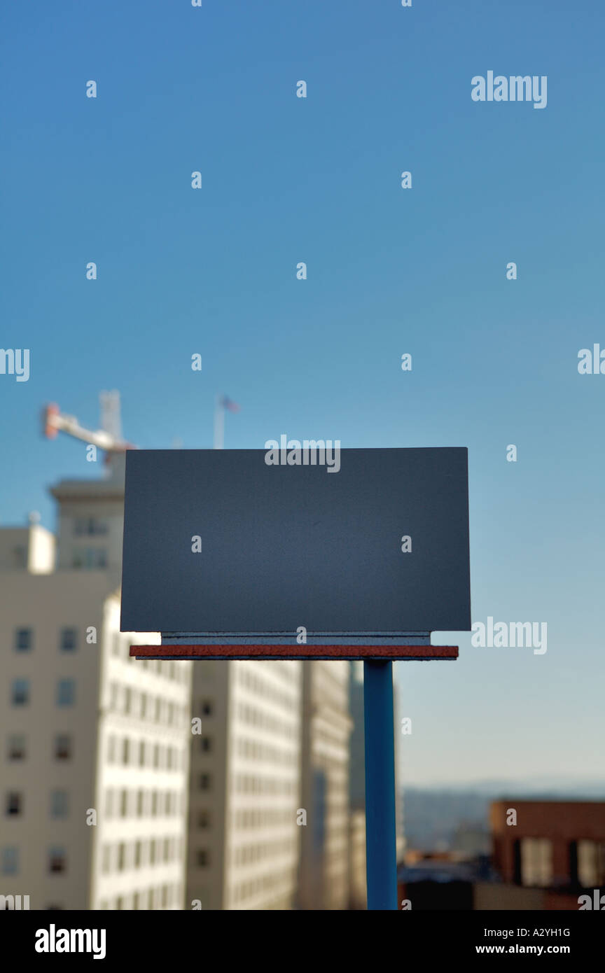 billboard blank sign Stock Photo - Alamy