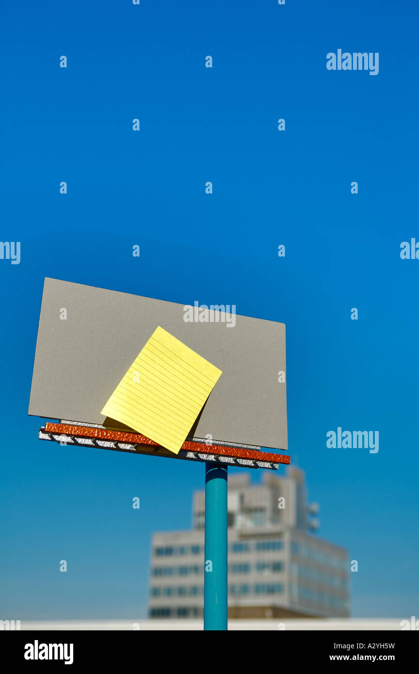 billboard blank sign Stock Photo - Alamy