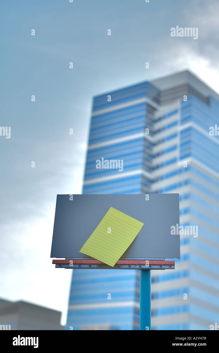 billboard blank sign Stock Photo - Alamy