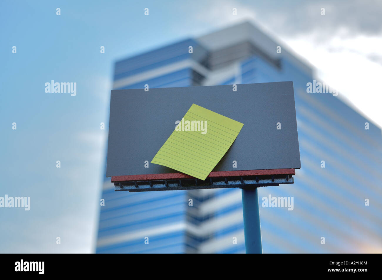 billboard blank sign Stock Photo - Alamy