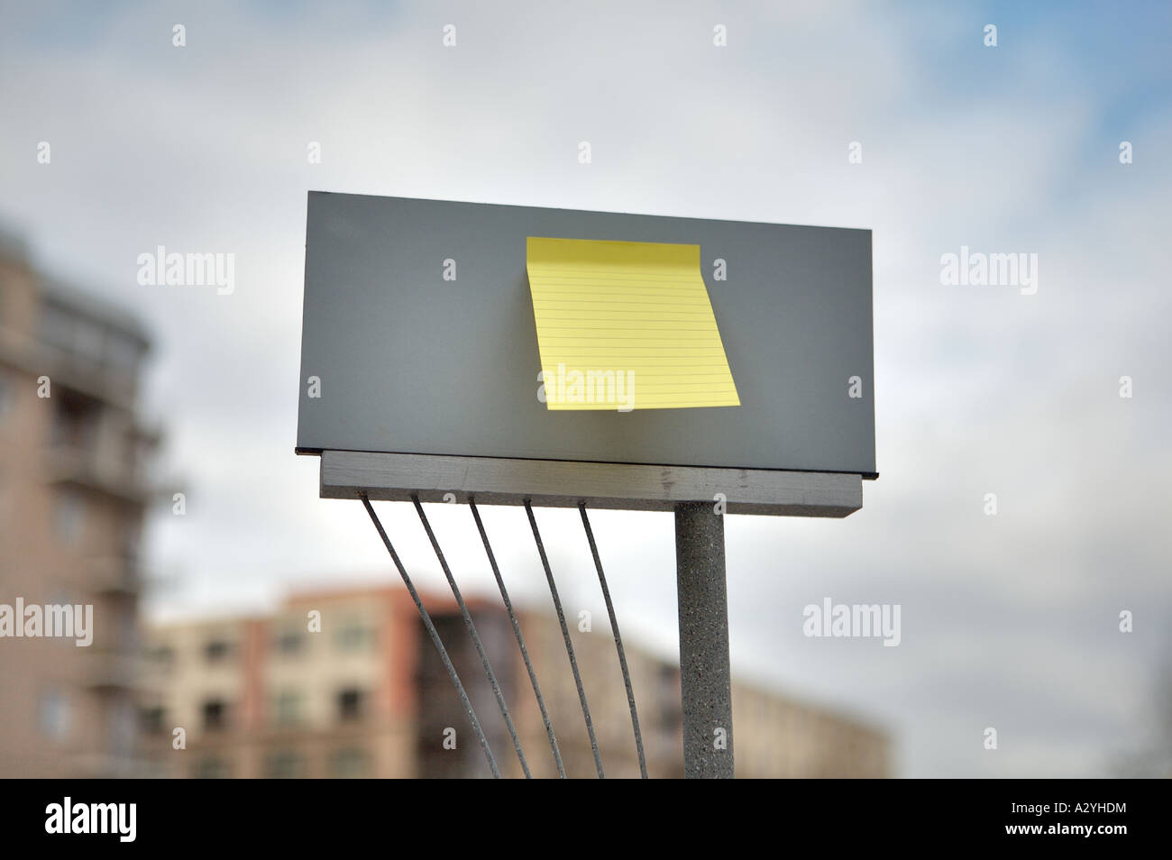 billboard blank sign Stock Photo - Alamy