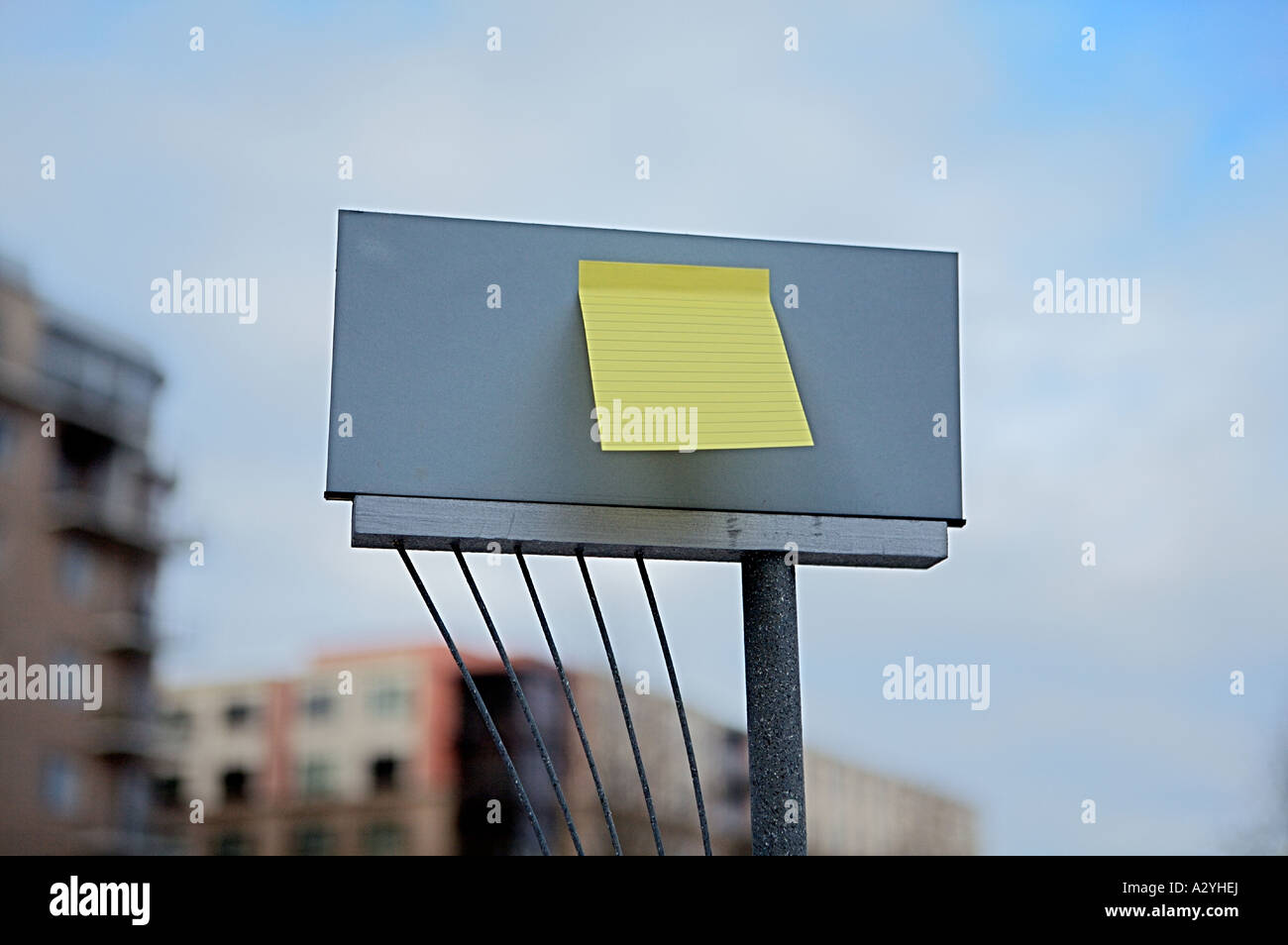 billboard blank sign Stock Photo - Alamy