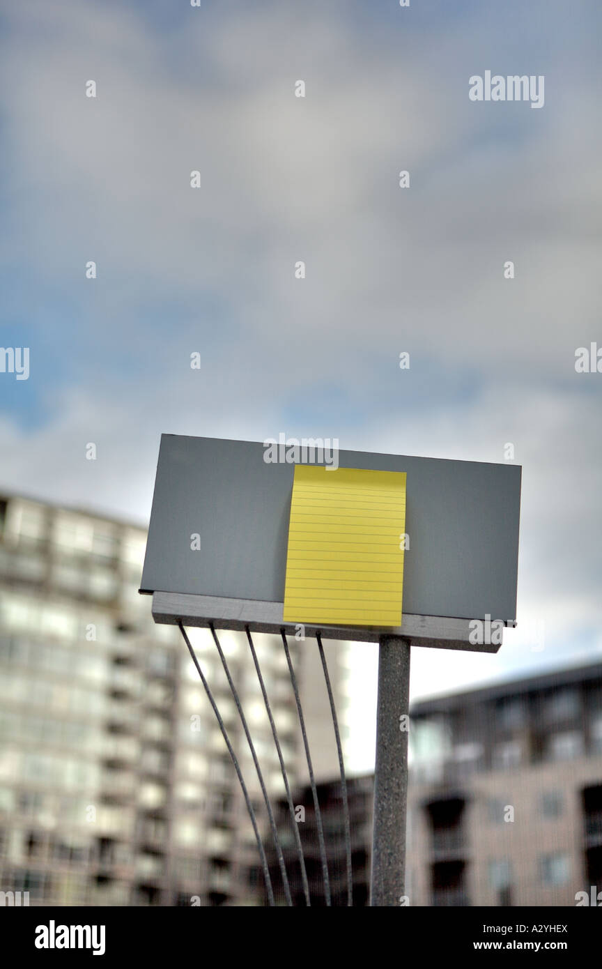 billboard blank sign Stock Photo - Alamy