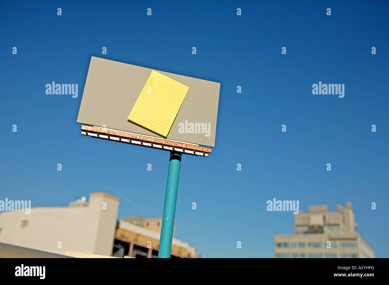 billboard blank sign Stock Photo - Alamy