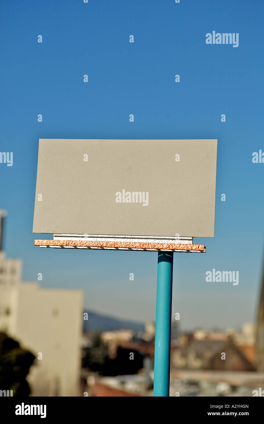 billboard blank sign Stock Photo - Alamy