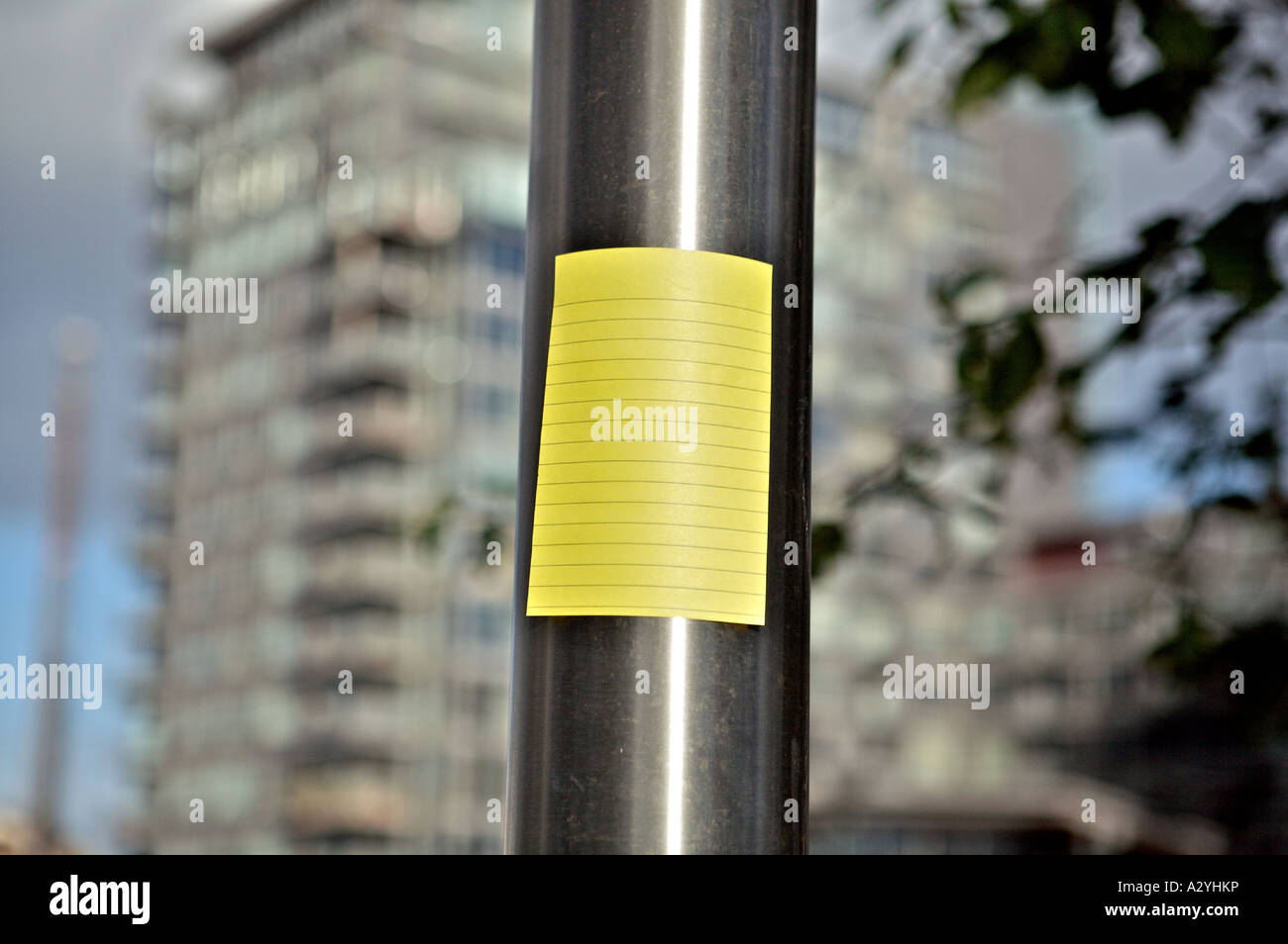 note blank sign post it Stock Photo - Alamy