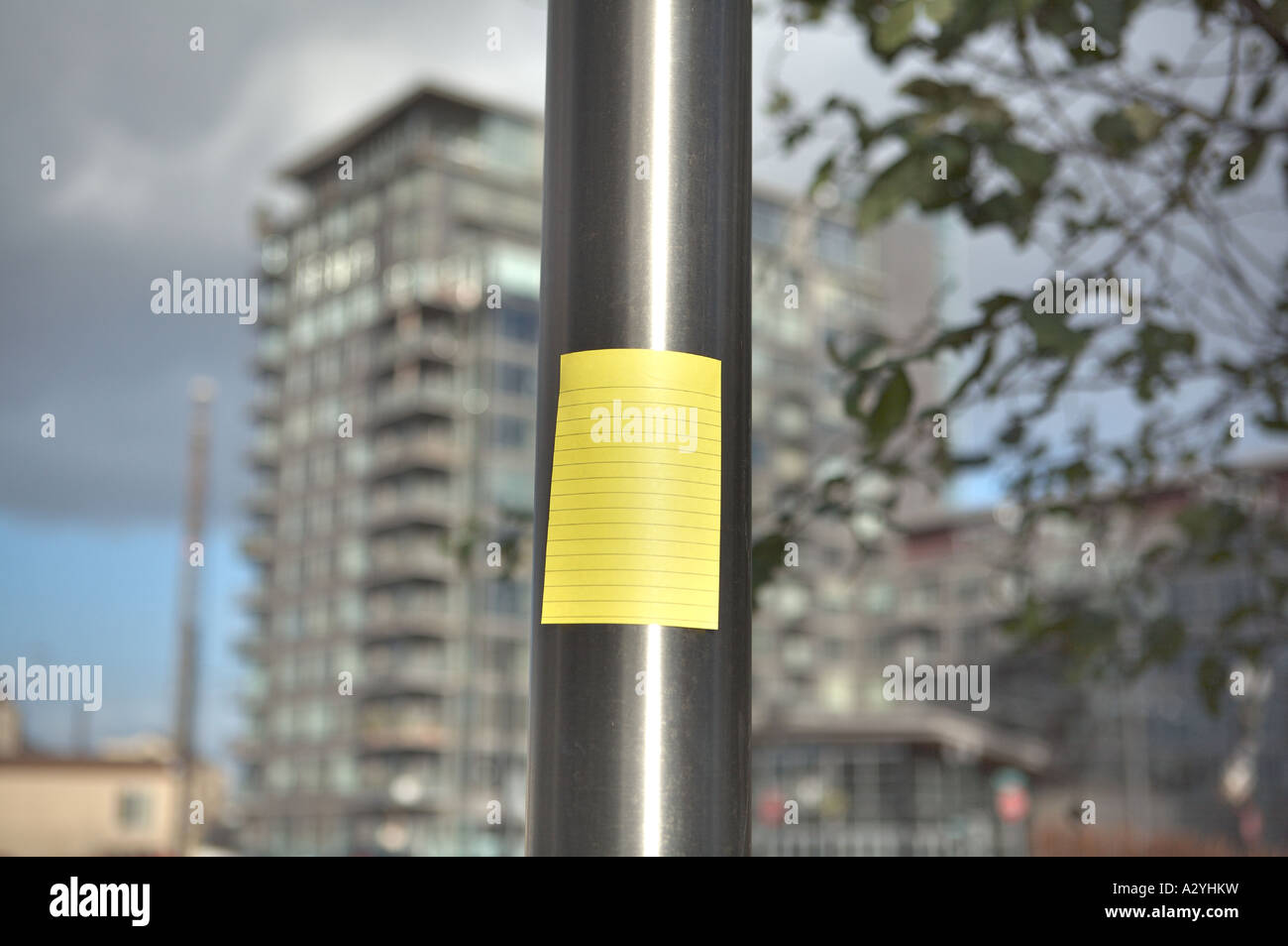 note blank sign post it Stock Photo - Alamy