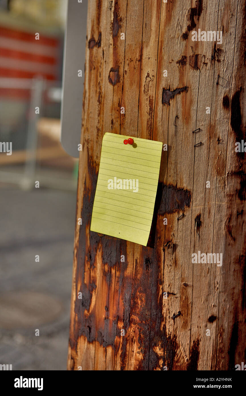 note blank sign post it Stock Photo - Alamy