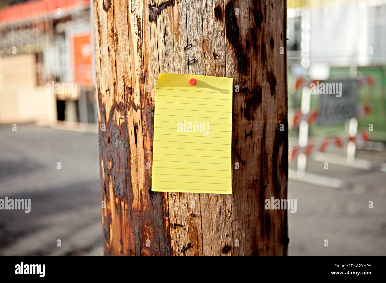 note blank sign post it Stock Photo - Alamy