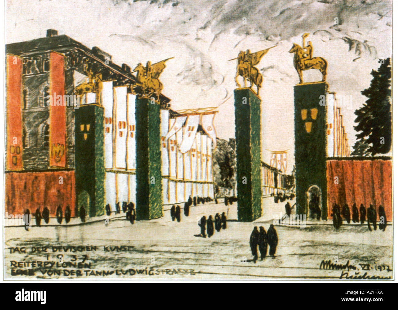 Art Regional German Art Stock Photo - Alamy