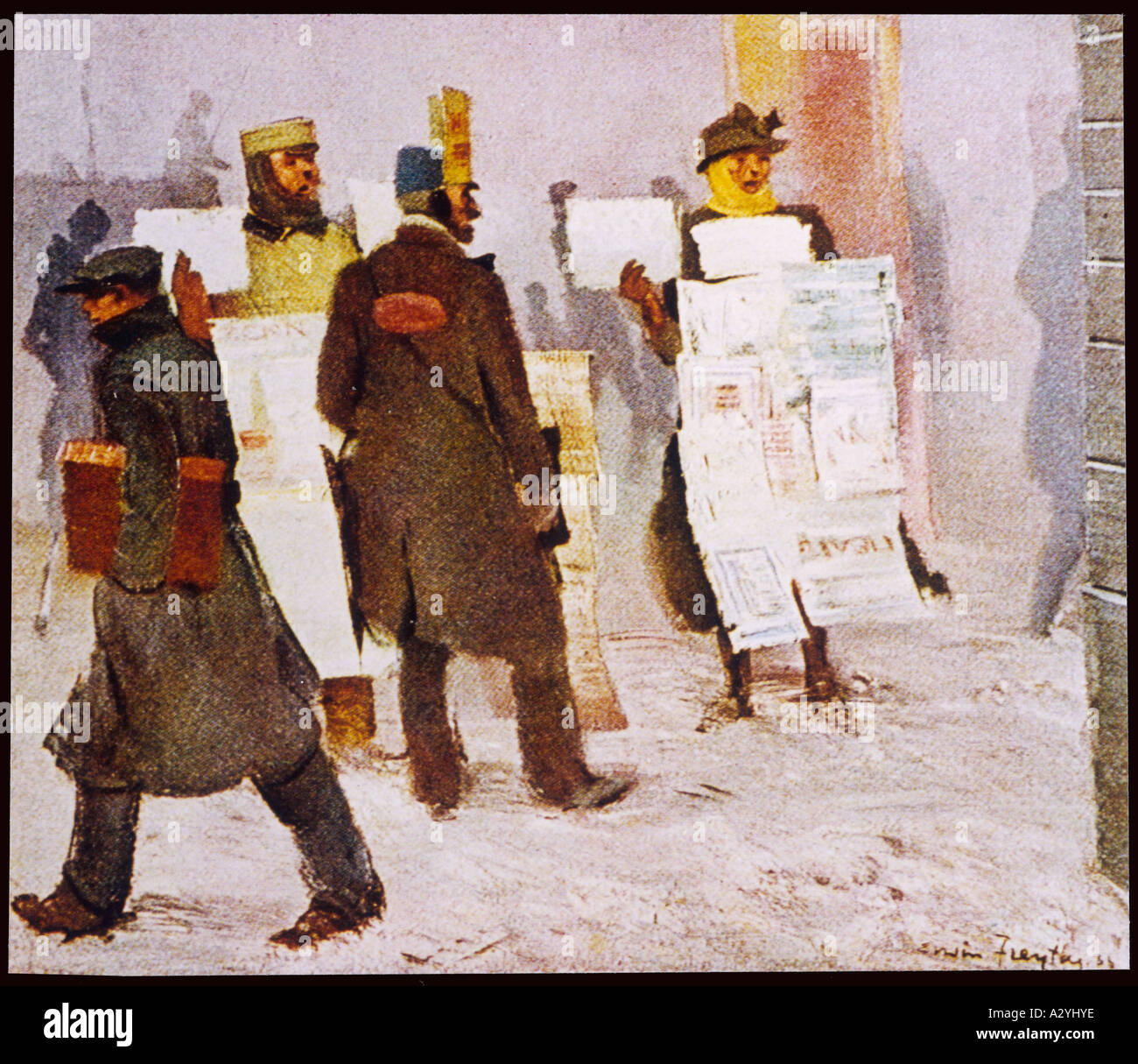 Selling newspaper hi-res stock photography and images - Alamy