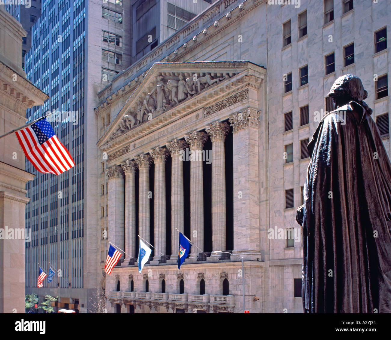 New York Stock Exchange, Wall Street, New York, USA Stock Photo - Alamy